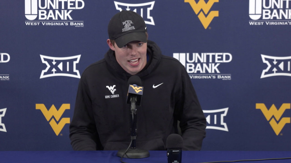 WATCH: Casey Legg Oklahoma Postgame - Sports Illustrated West Virginia ...