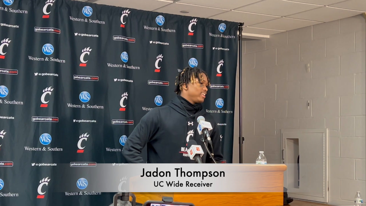 Jadon Thompson ECU Postgame - All Bearcats