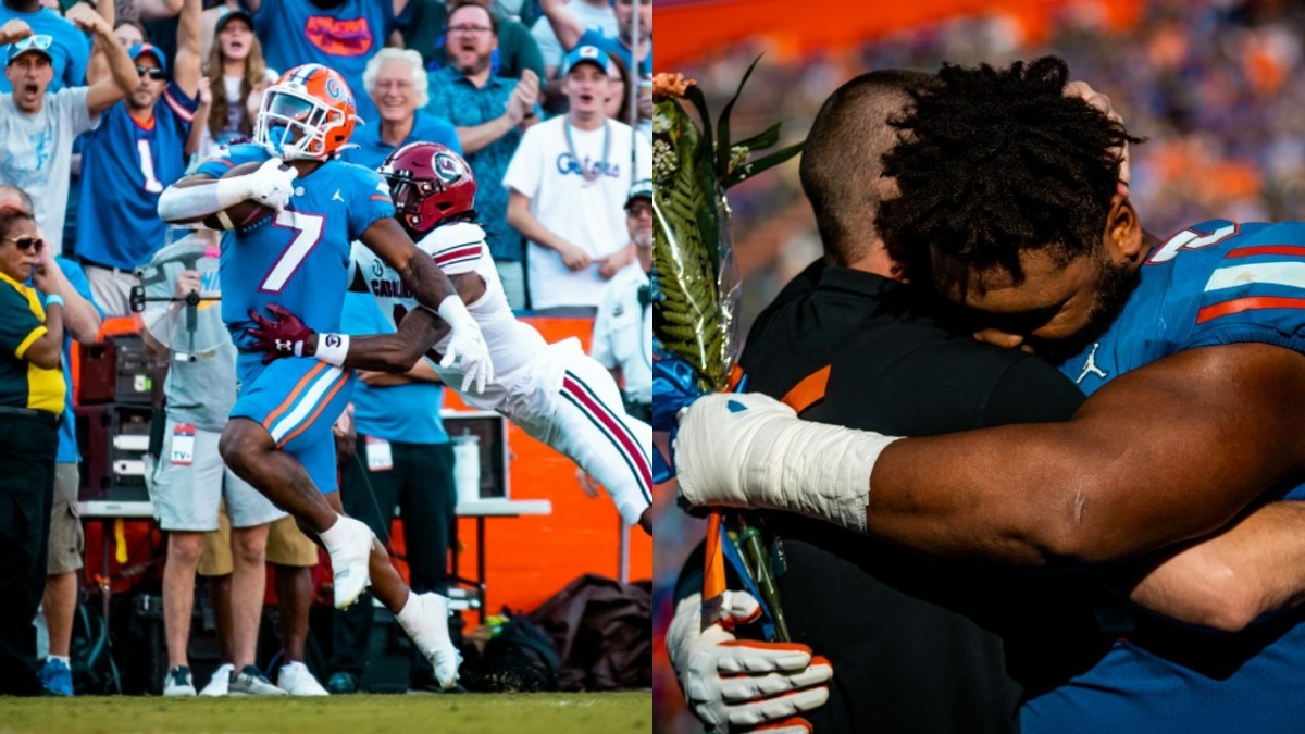 Florida Gators' Trevor Etienne, O'Cyrus Torrence Earn SEC POTW Honors ...