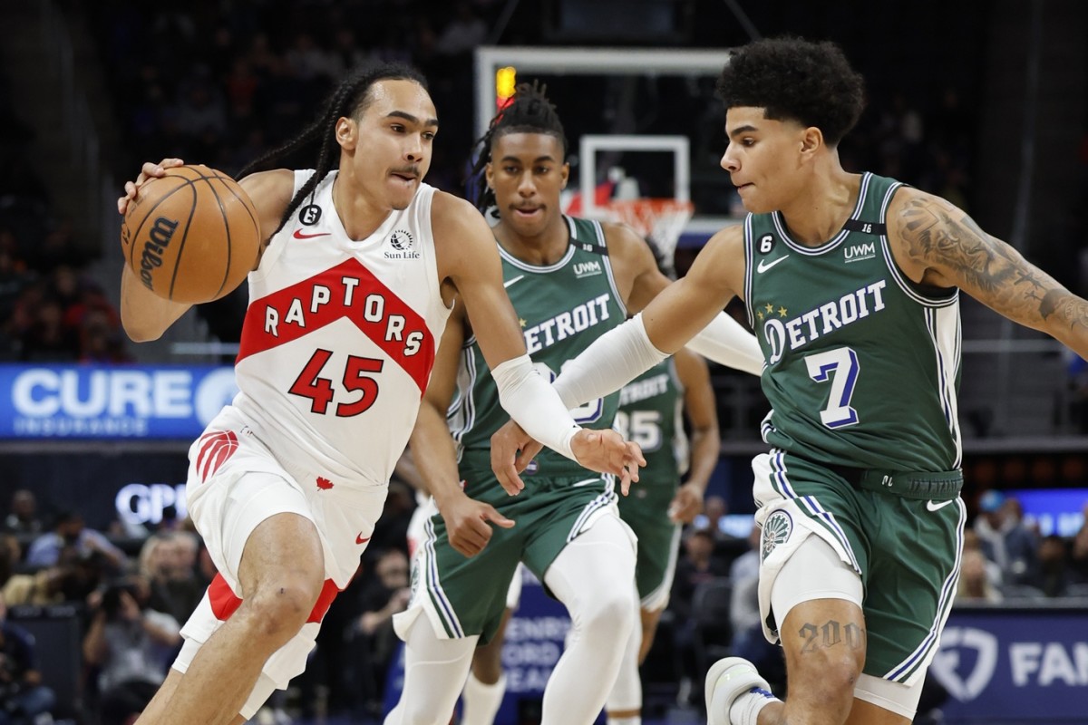 Dalano Banton Plays Hero for Raptors in Victory Over Pistons - Sports ...