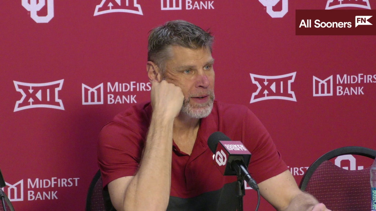 WATCH: Oklahoma HC Porter Moser UNC-Wilmington Postgame - Sports ...