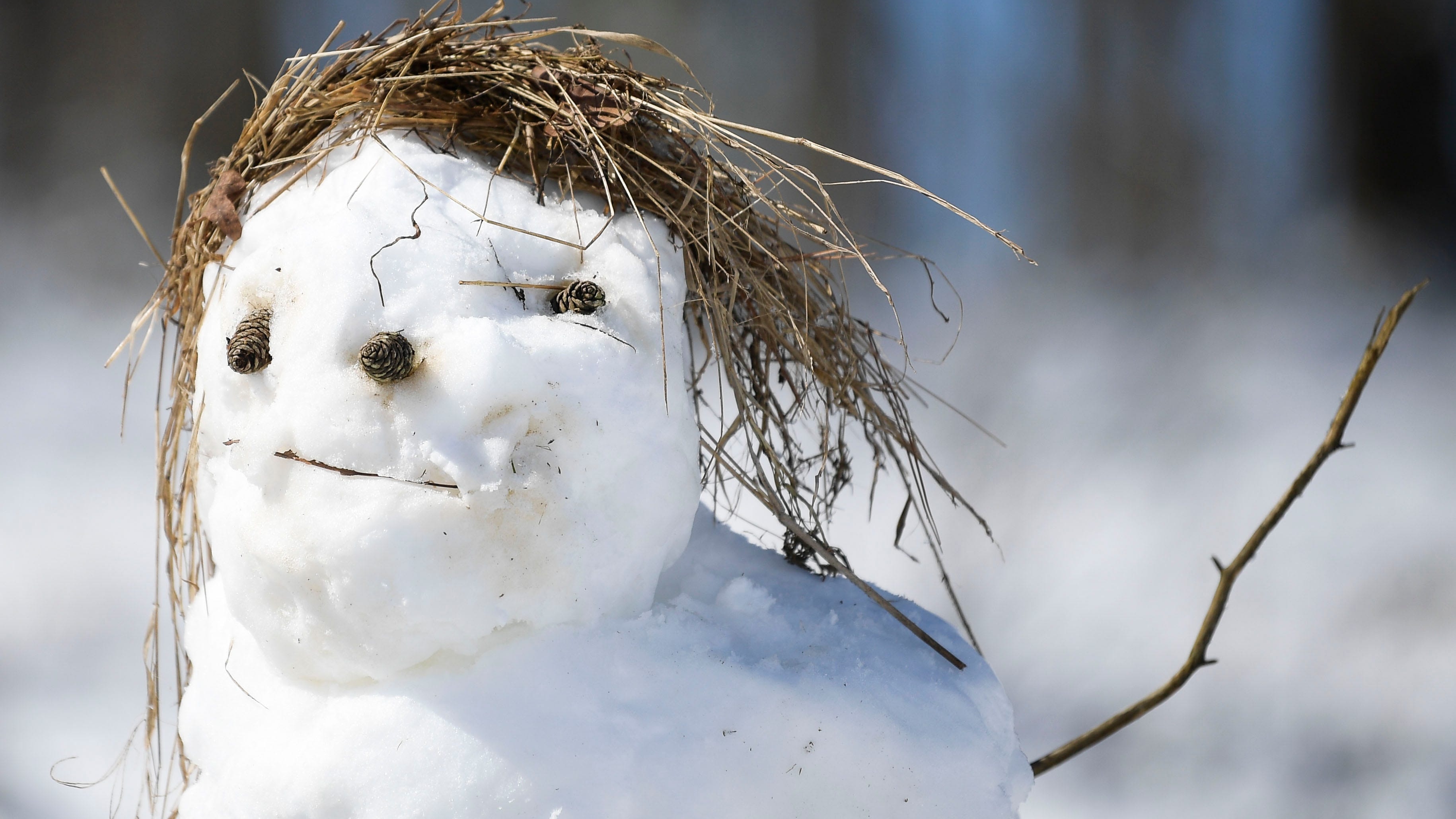 Life-Sized Snowman Created at Western Michigan–Central Michigan Game ...