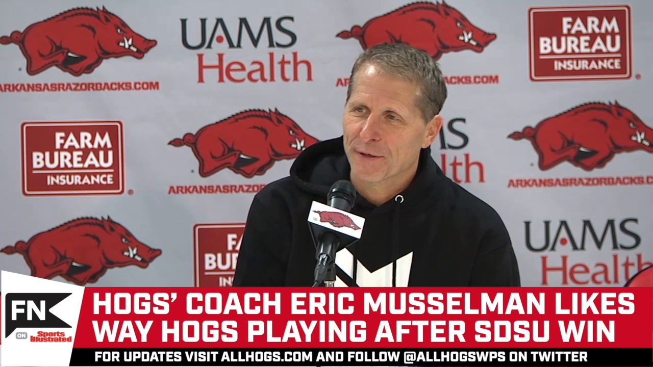 Hogs' Eric Musselman on Better Defense Against SDSU - Sports ...