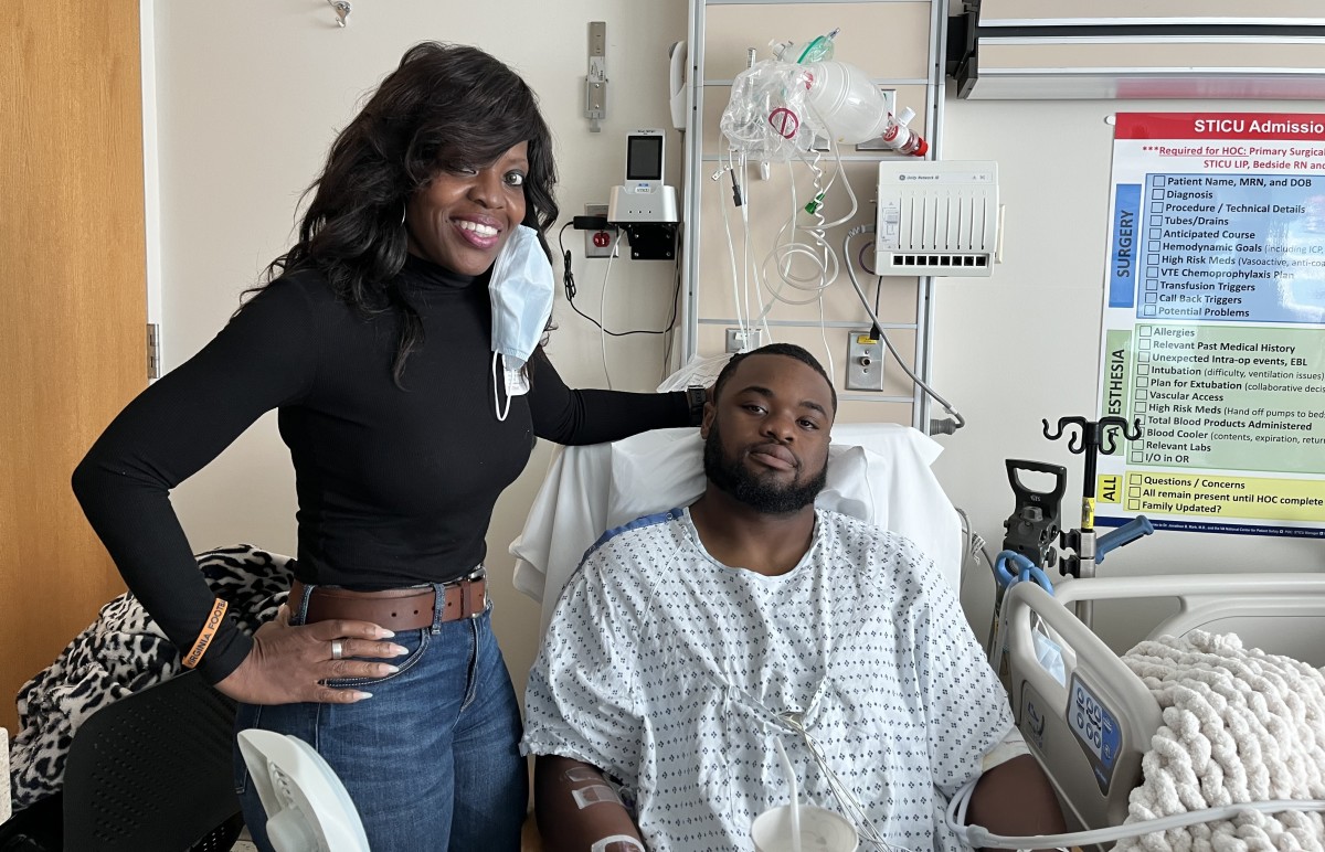 Mike Hollins in 'Fair' Condition, Takes Steps After Two Successful ...