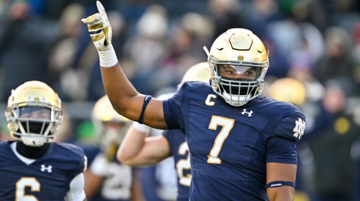 Isaiah Foskey Sets Notre Dame All-Time Sack Record vs Boston College ...