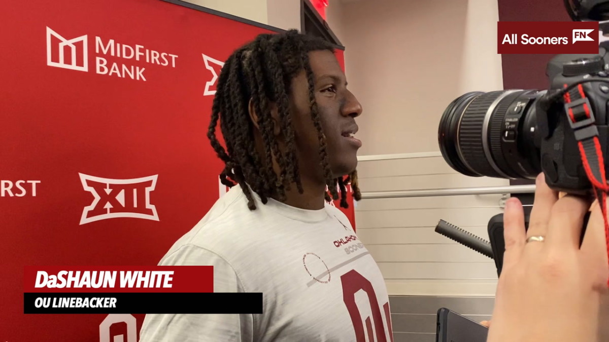WATCH: Oklahoma LB DaShaun White OSU Postgame - Sports Illustrated ...