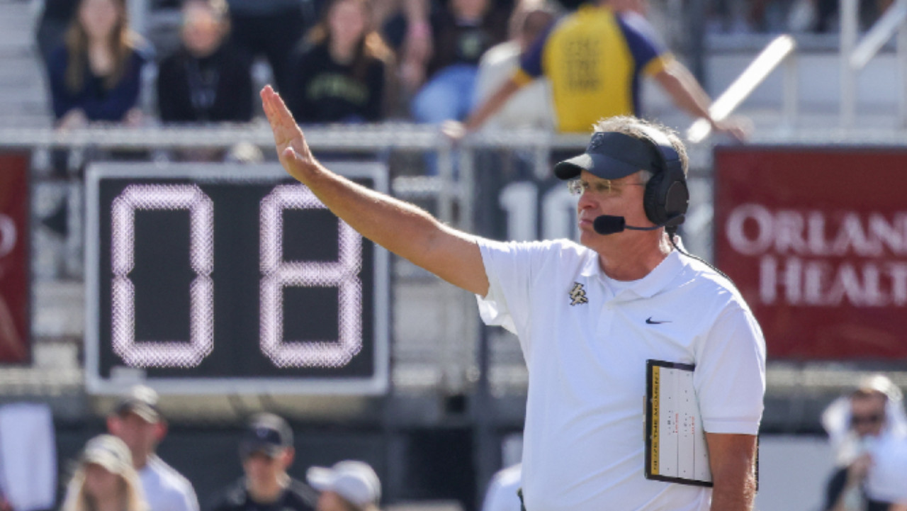 UCF Knights Head Coach Gus Malzahn Press Conference, AAC Title Game ...