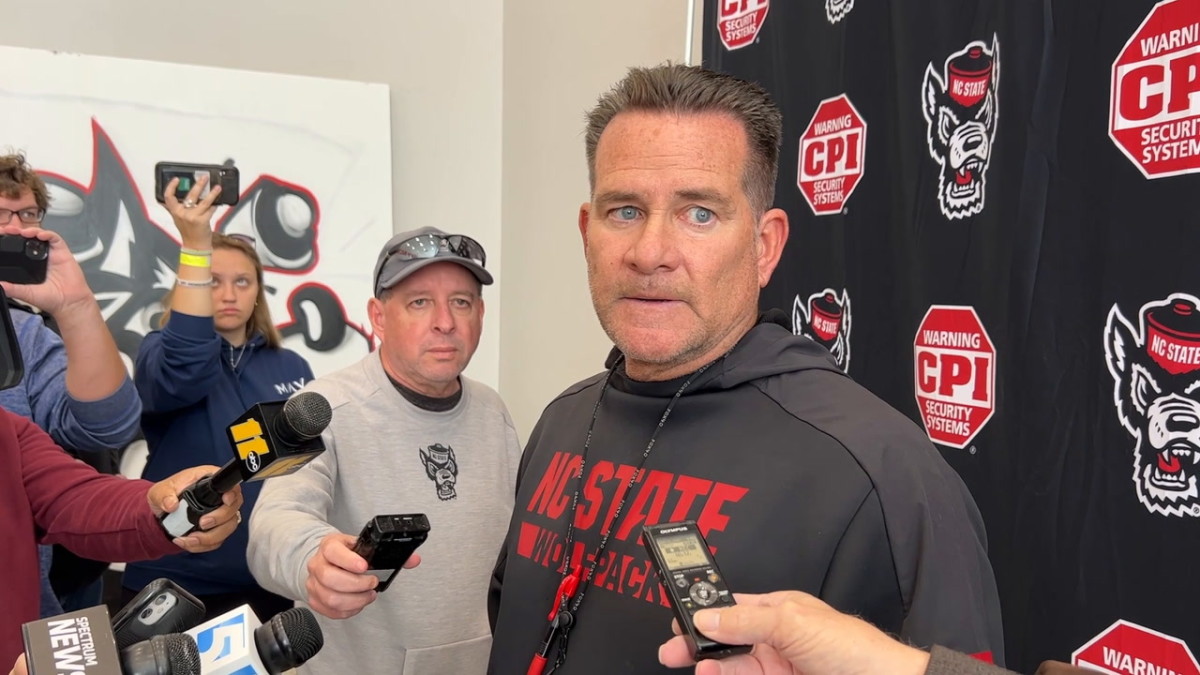 WATCH: Beck Preparing NC State Offense for UNC - Sports Illustrated NC ...