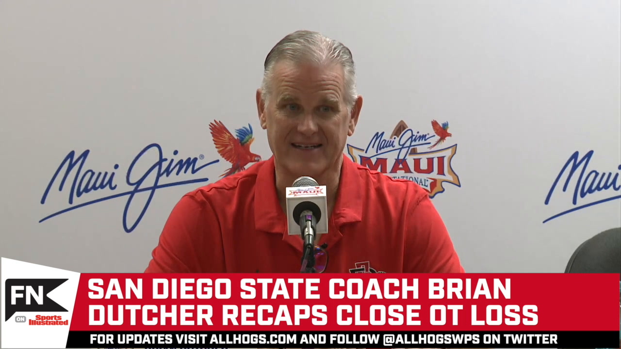 San Diego State Coach Brian Dutcher After Loss - Sports Illustrated All ...