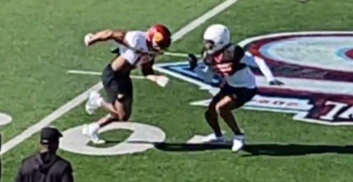 Jerry Rice's son makes highlight catch at Senior Bowl (Video) - College ...