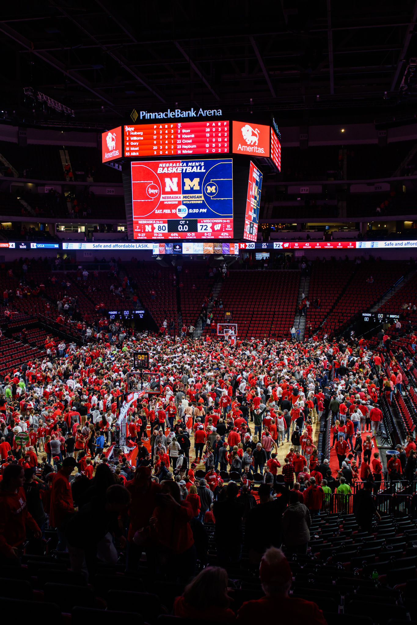 Gallery: Huskers Stun Sixth-Ranked Badgers - All Huskers