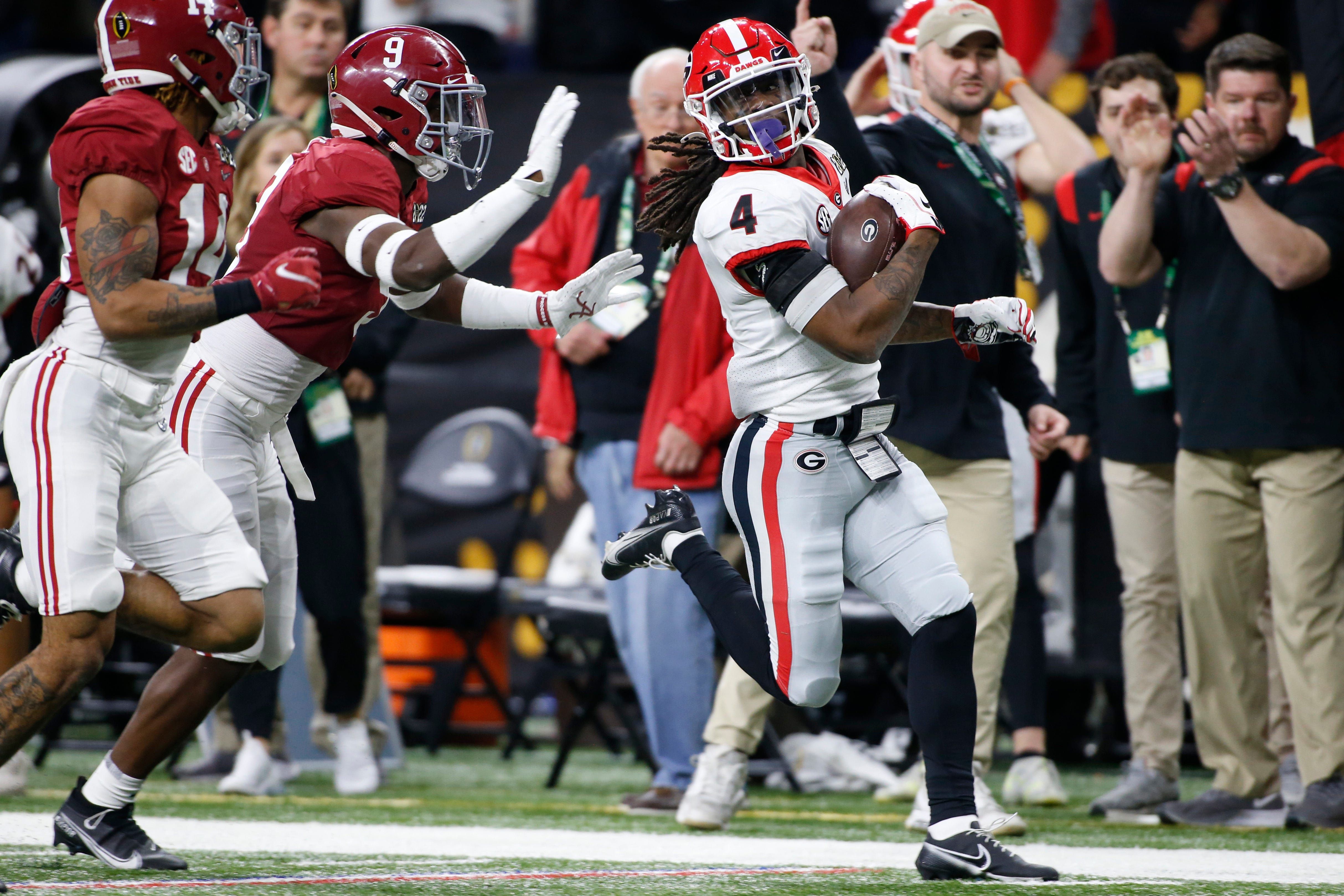 James Cook Says Georgia Would've Won Title, CFP Committee Knew Saban ...