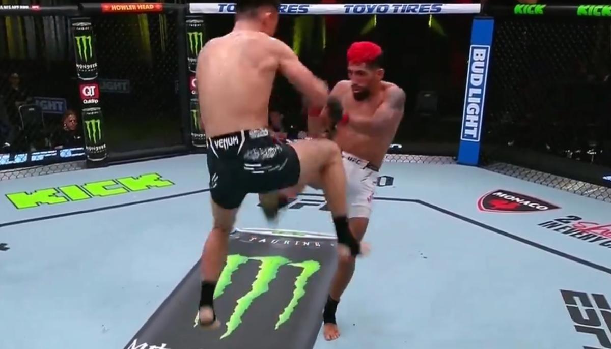 UFC News: Flying Groin Strike Ends Fight Early at UFC Vegas 86 - Sports ...