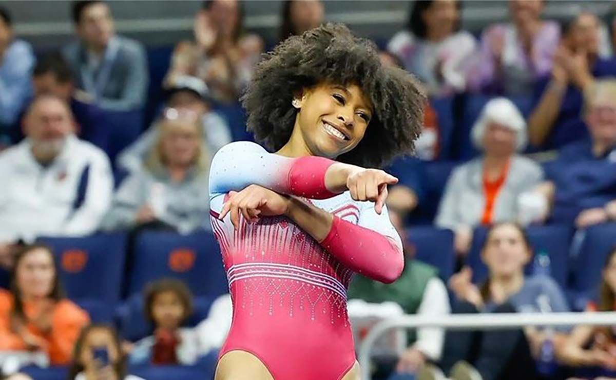 Talladega Gymnastics And Gymnast Kyrstin Johnson Historic First Round ...