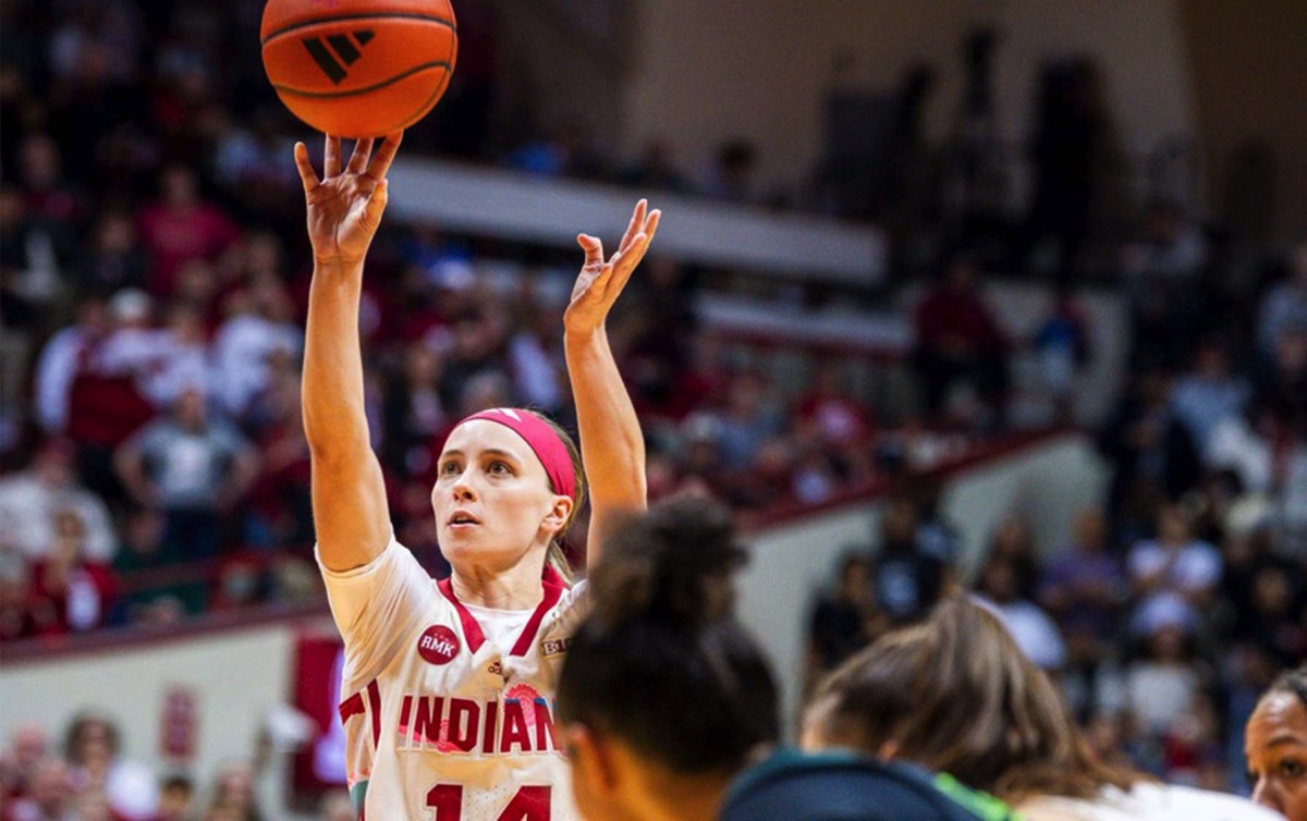 No. 14 Indiana Plays at Wisconsin Wednesday, Sara Scalia Chases 3-Point ...