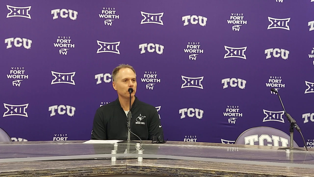 WATCH! West Virginia Coach Mark Kellogg Following TCU Game - Sports Illustrated TCU Killer Frogs ...