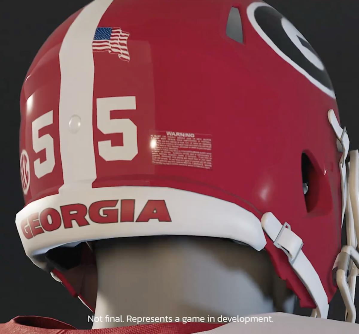 EA Sports Reveals Georgia Uniform Spec in College Football Video Game ...