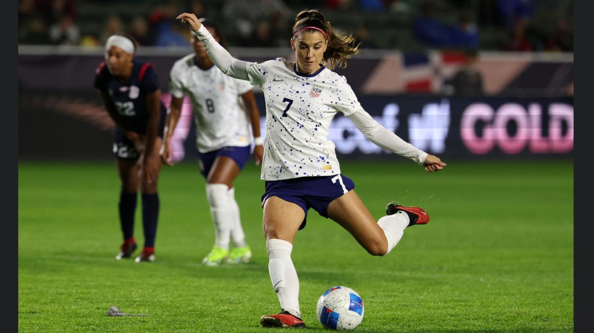 Alex Morgan Plays and Scores in Opening U.S. Gold Cup Match - Sports ...