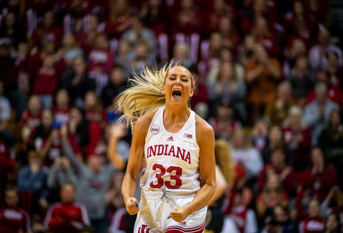 WATCH: Sydney Parrish Buries Back-to-Back 3-Pointers to Extend Indiana ...