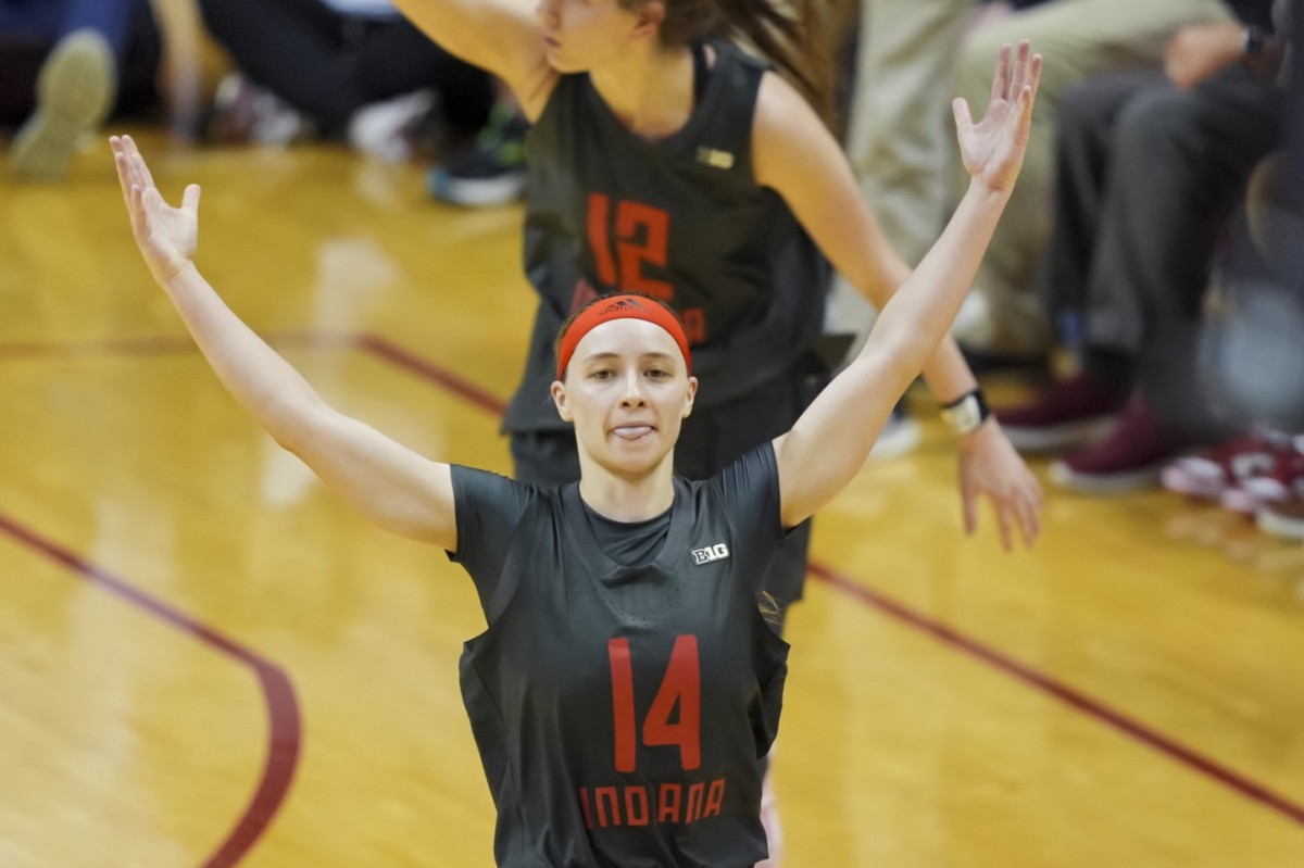 No. 14 Indiana Beats No. 4 Iowa 86-69 in Front of Sellout Crowd, Sara ...