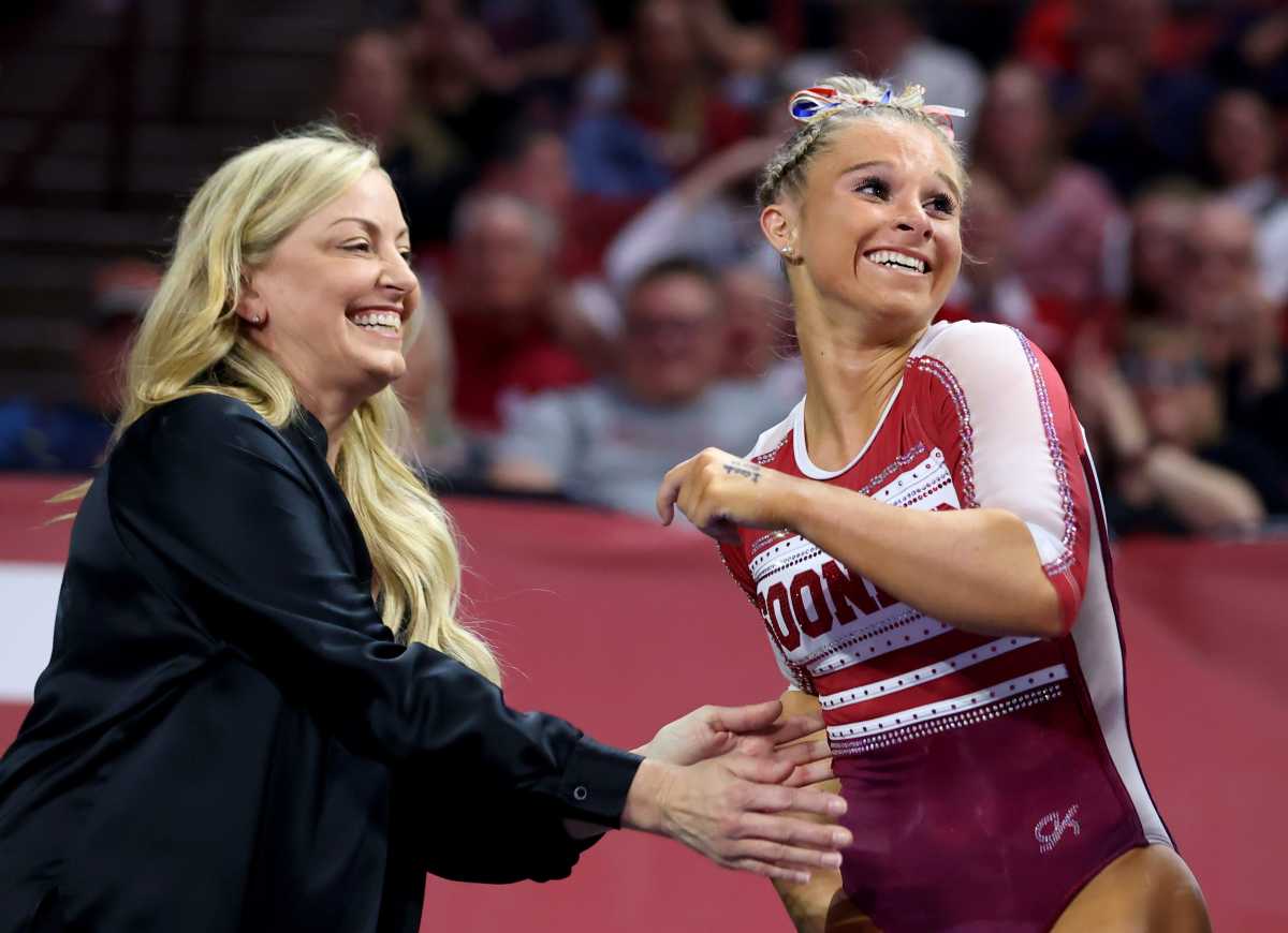 OU Gymnastics: Oklahoma Takes Down West Virginia Behind Program Record ...