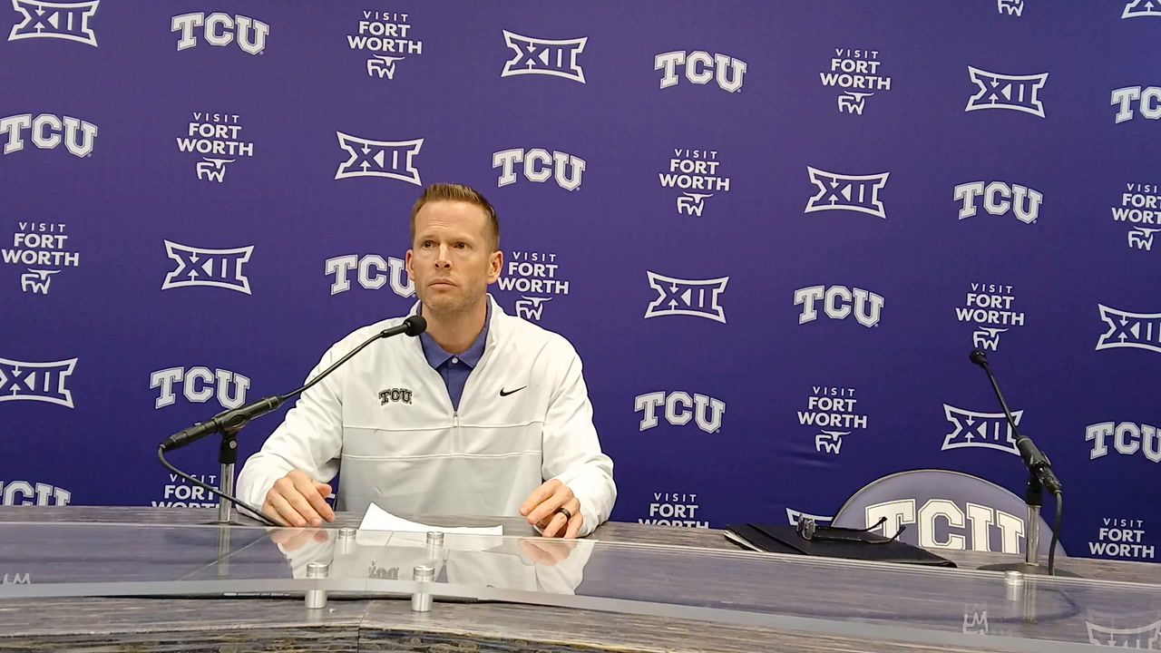 WATCH! TCU Women's Basketball Head Coach Mark Campbell - Texas Tech ...