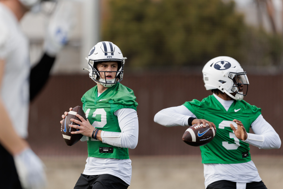 It's a Two-Man Race for BYU's Starting Quarterback - BYU Cougars on ...