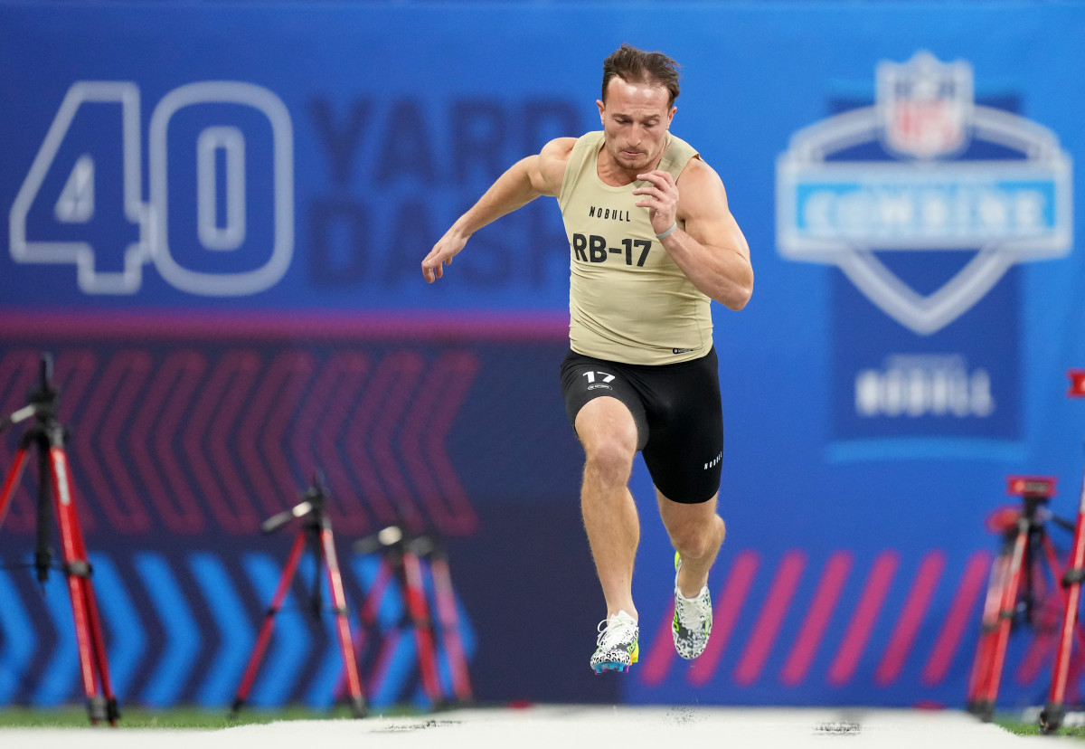 2024 NFL Scouting Combine Results: New Hampshire RB Dylan Laube - Sports Illustrated FCS ...