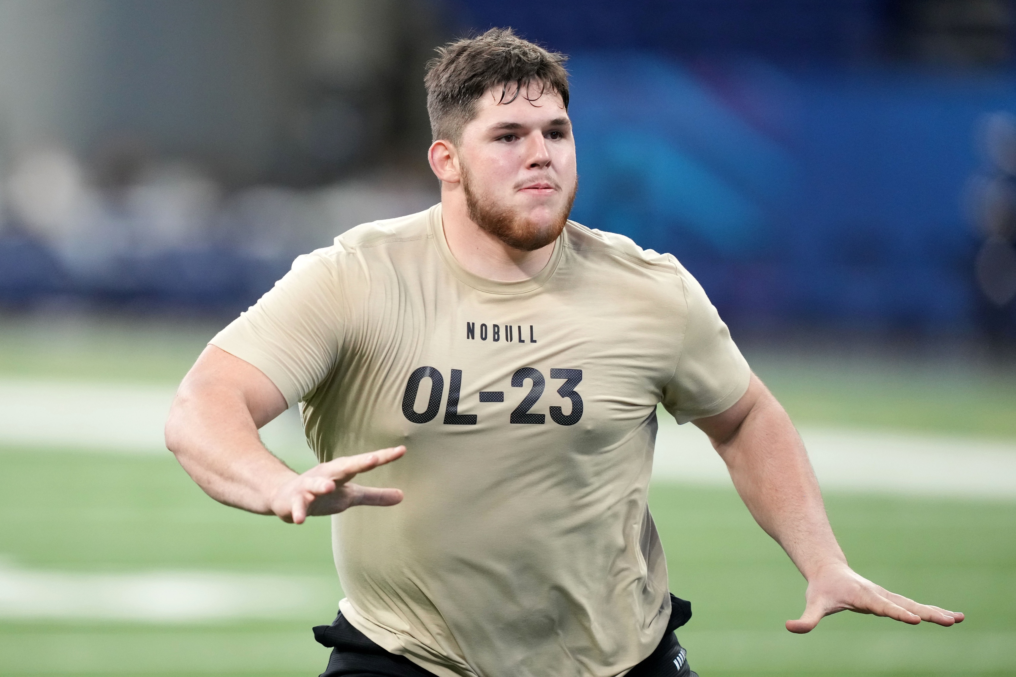 WATCH: Zach Frazier Impresses in On-Field Drills at Combine - Sports ...