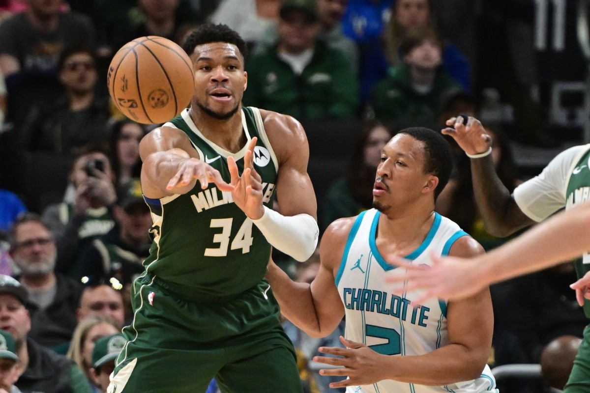 Giannis Antetokounmpo is surprised at how much attention his passing skills are garnering now ...