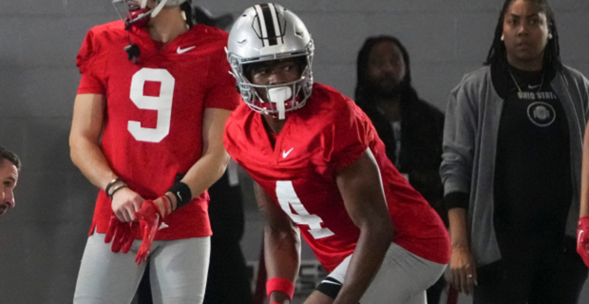 Ohio State WR Jeremiah Smith shows off at 1st practice (Video ...