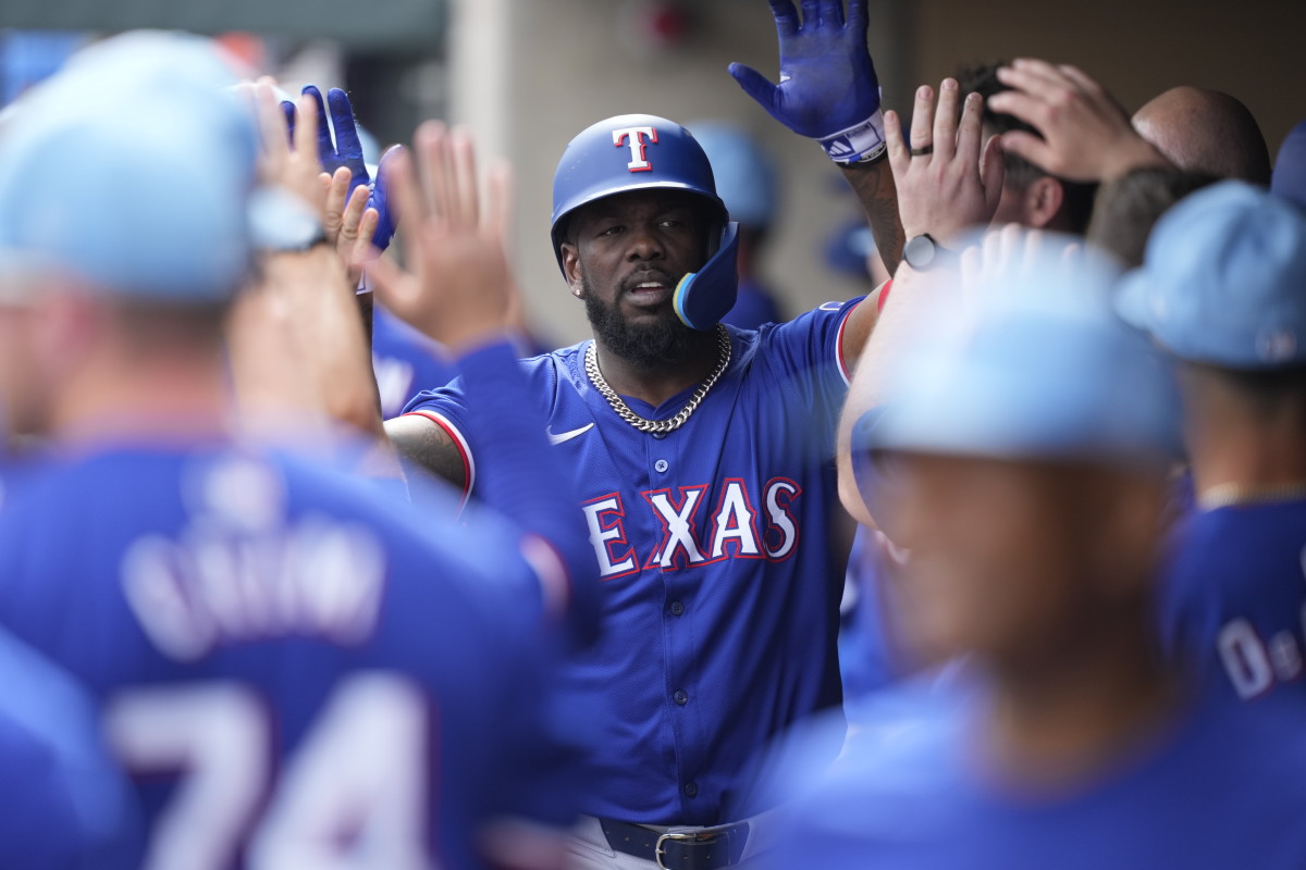 Welcome Back, El Bombi! Watch Texas Rangers Adolis García Homer In ...