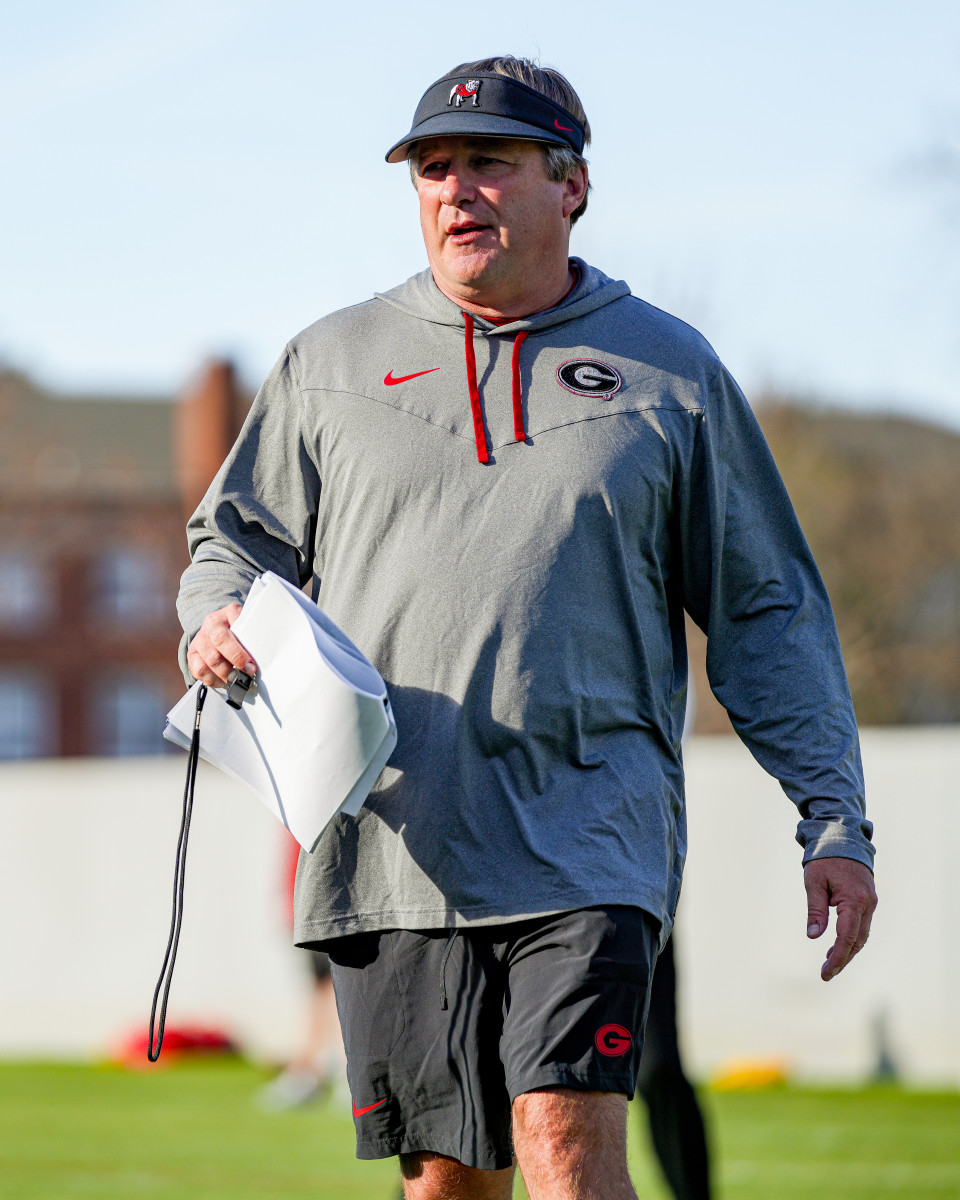 Georgia Football Photos from Day One of Spring Practice for the ...