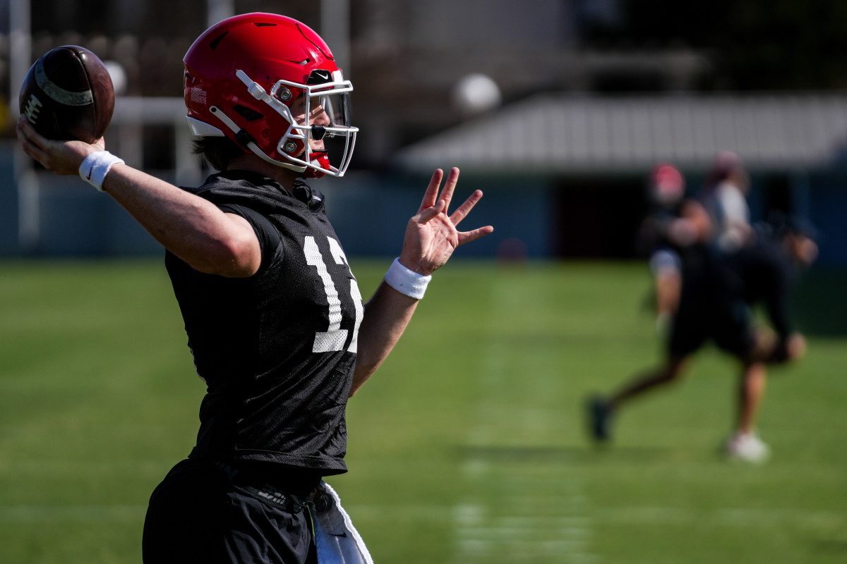 Georgia Football Photos from Day One of Spring Practice for the ...
