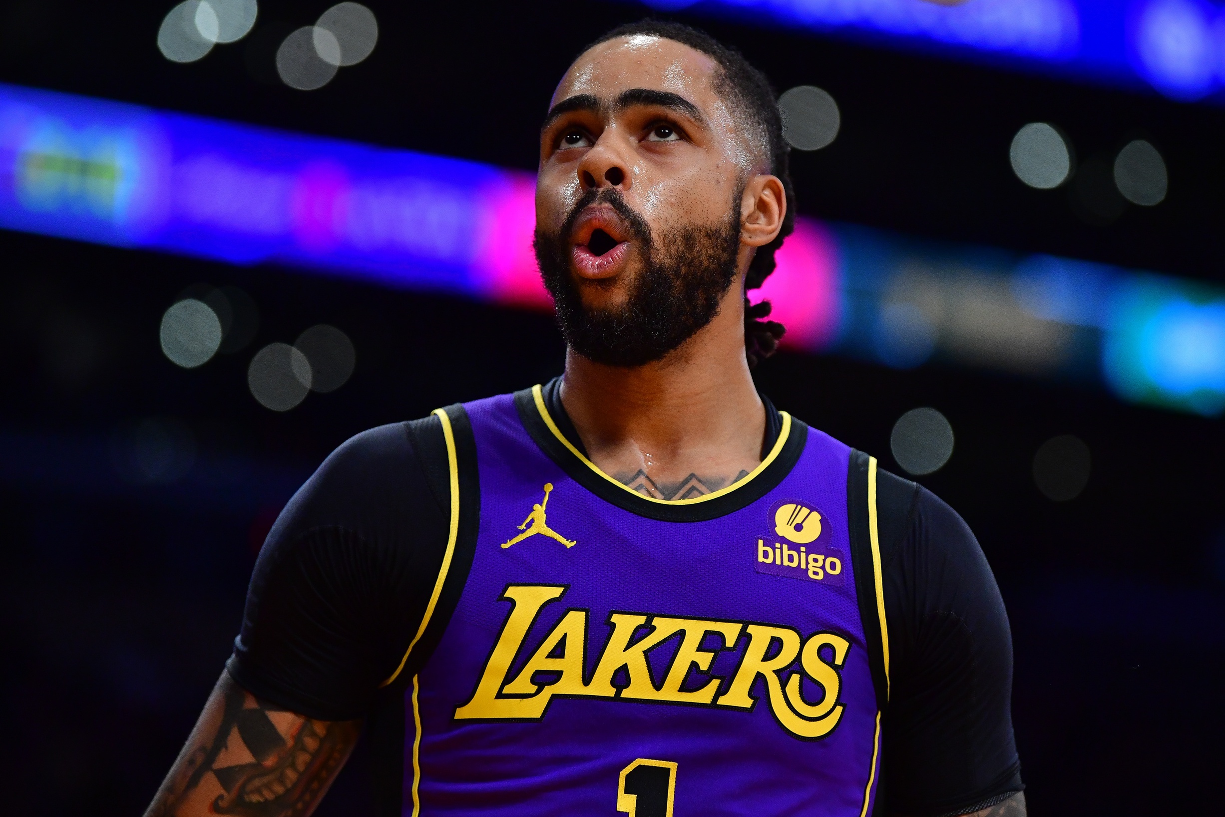 D'Angelo Russell Made Los Angeles Lakers History Against Hawks ...