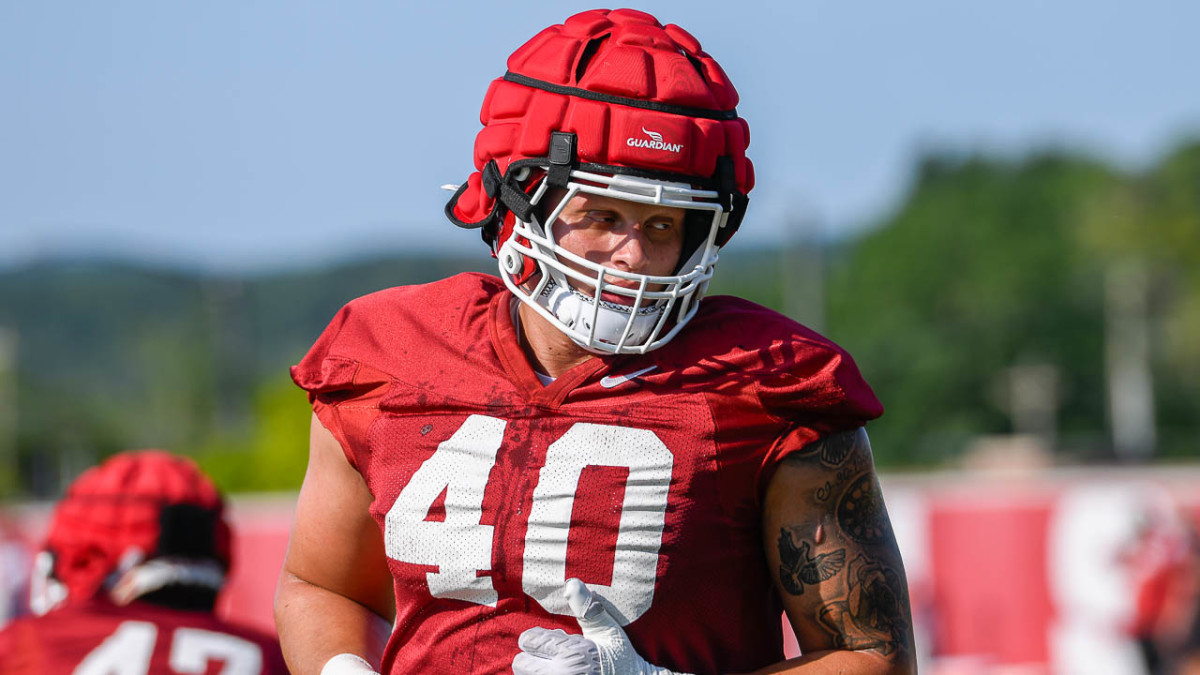 Hogs' Landon Jackson, Taurean Carter After Friday's Practice - Sports ...
