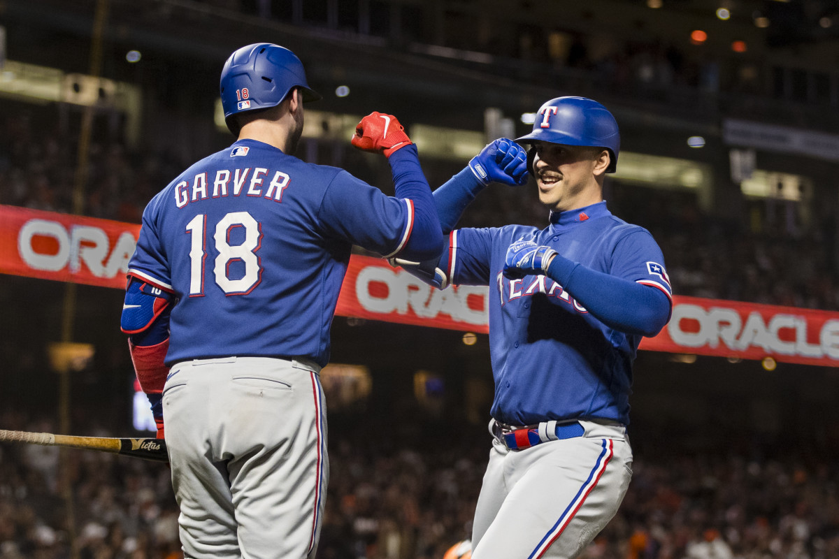 Texas Rangers' Nathaniel Lowe and Mitch Garver homered and Jon Gray ...
