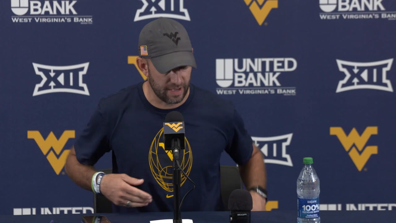 WATCH: Jeff Koonz Fall Camp Day 8 - Sports Illustrated West Virginia ...