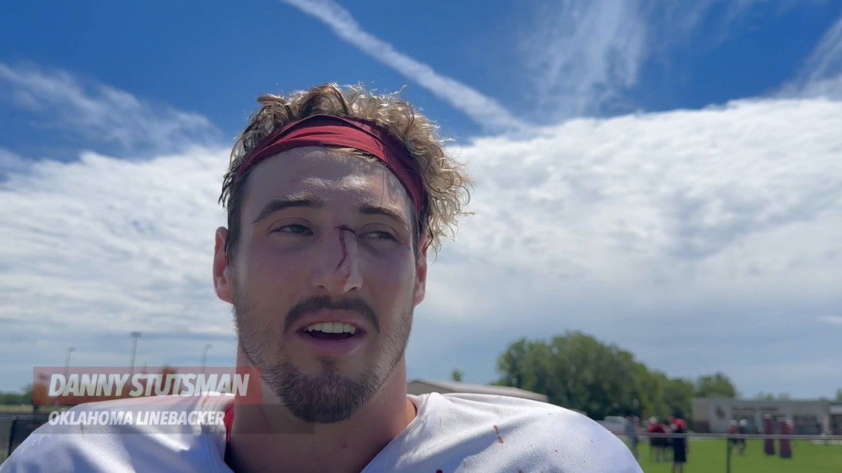 WATCH: Oklahoma LB Danny Stutsman Interview - Sports Illustrated ...