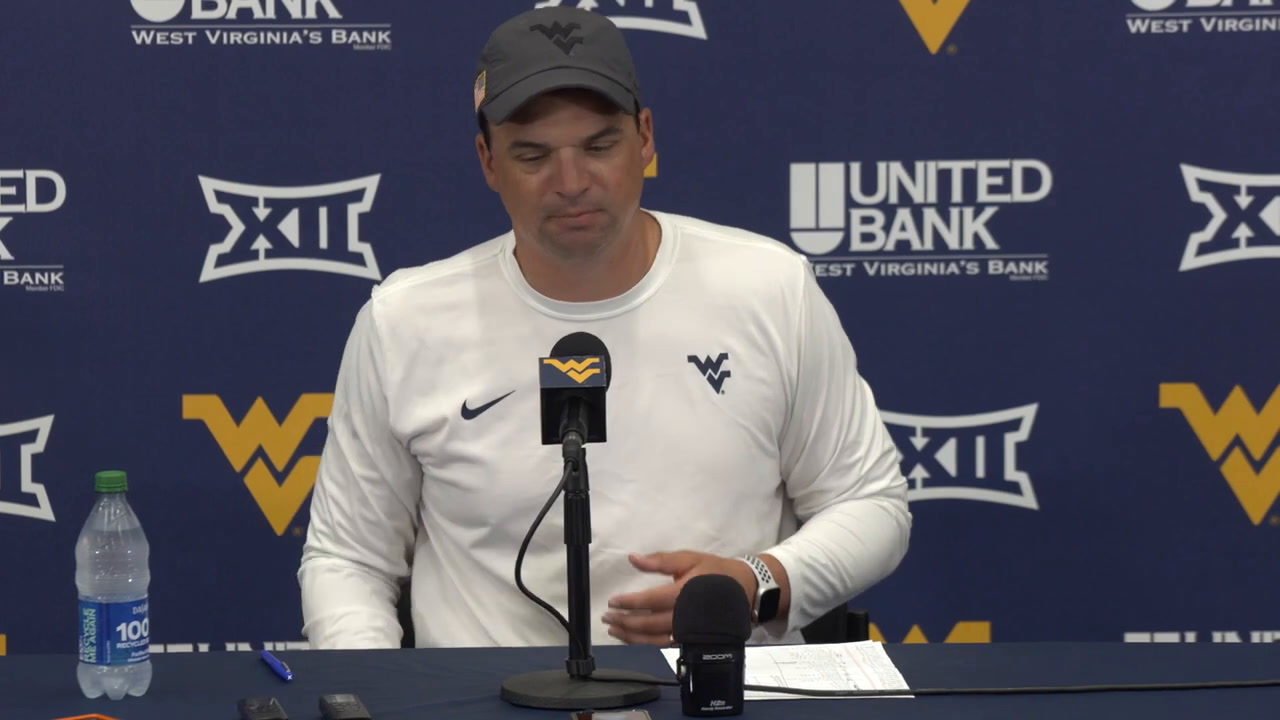 WATCH: Neal Brown Fall Camp Day 10 - Sports Illustrated West Virginia ...