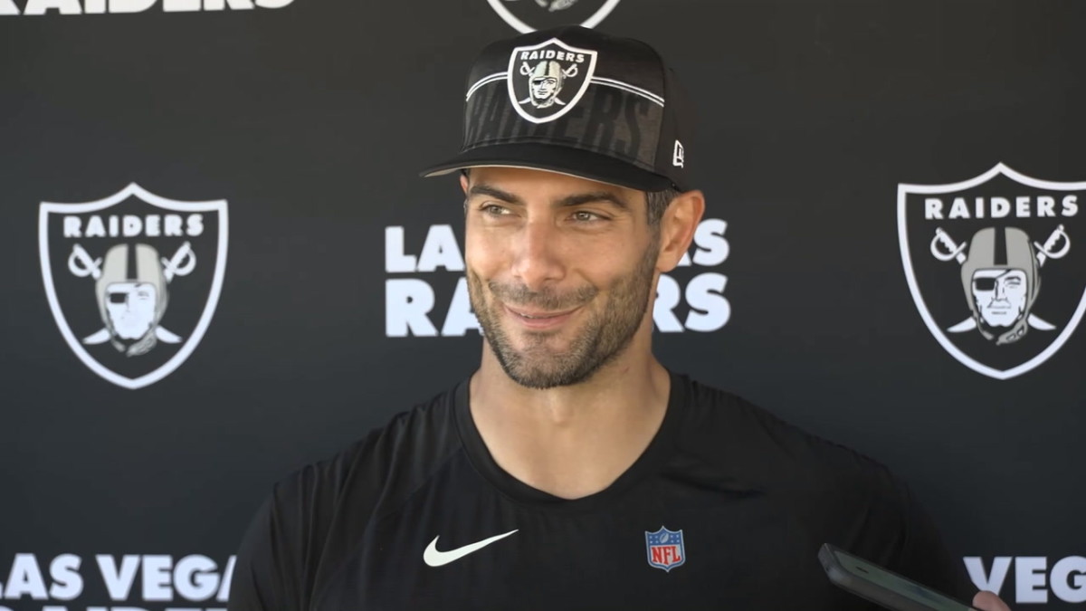 Las Vegas Raiders vs. Los Angeles Rams joint practice: Jimmy Garoppolo ...