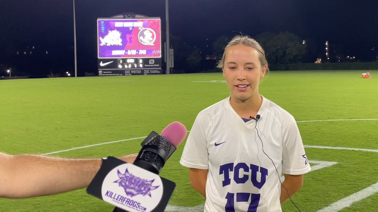WATCH! Gracie Brian Talks Game-Winning Goal - Sports Illustrated TCU ...