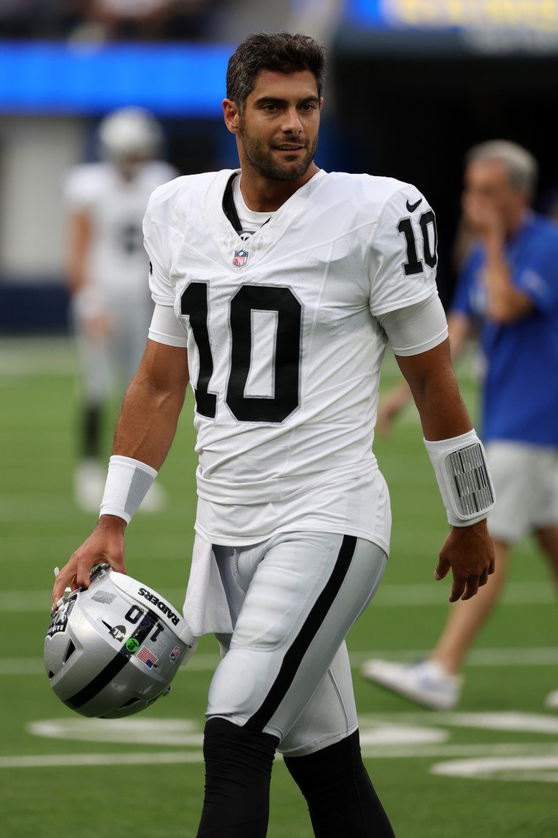 Las Vegas Raiders' Jimmy G saw first NFL action since December - Sports ...
