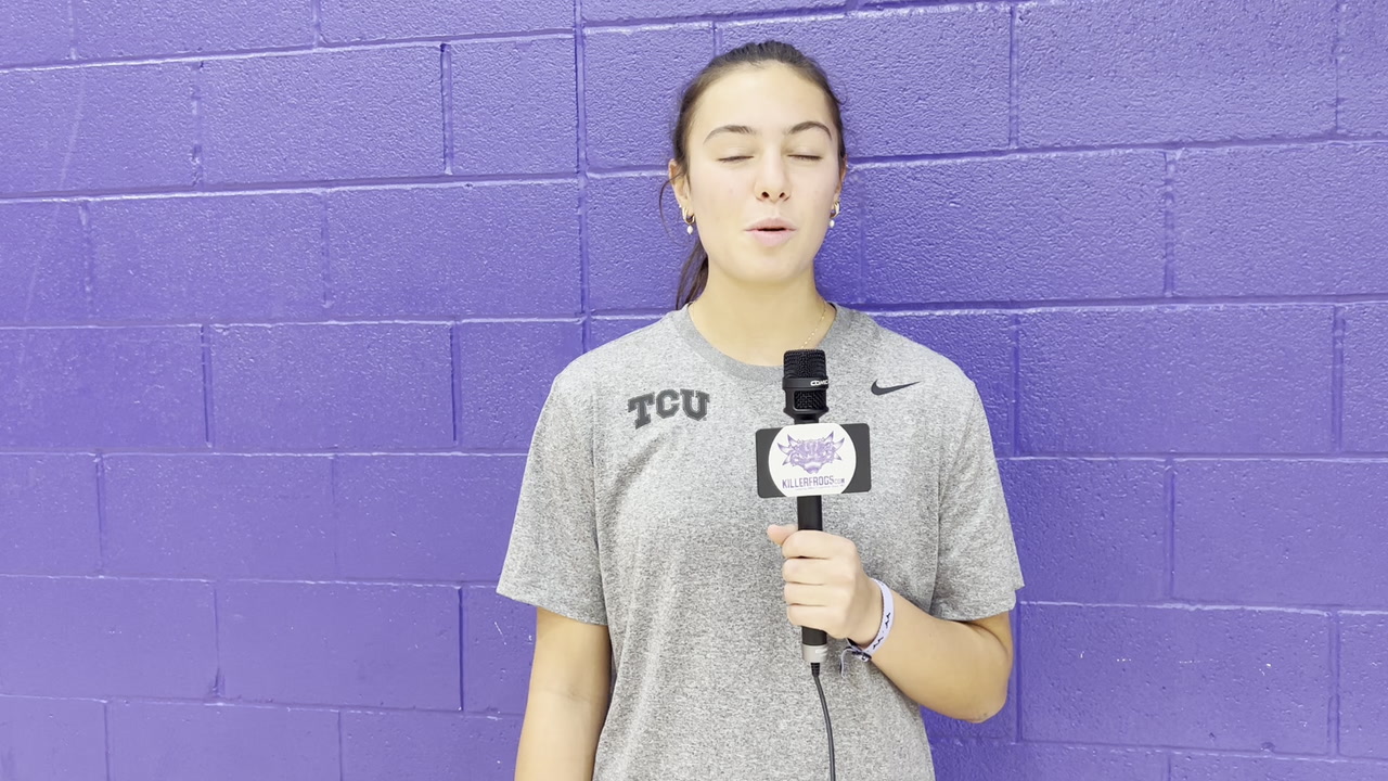 WATCH! TCU Volleyball's Riley Buckley Talks About Facing Minnesota and ...