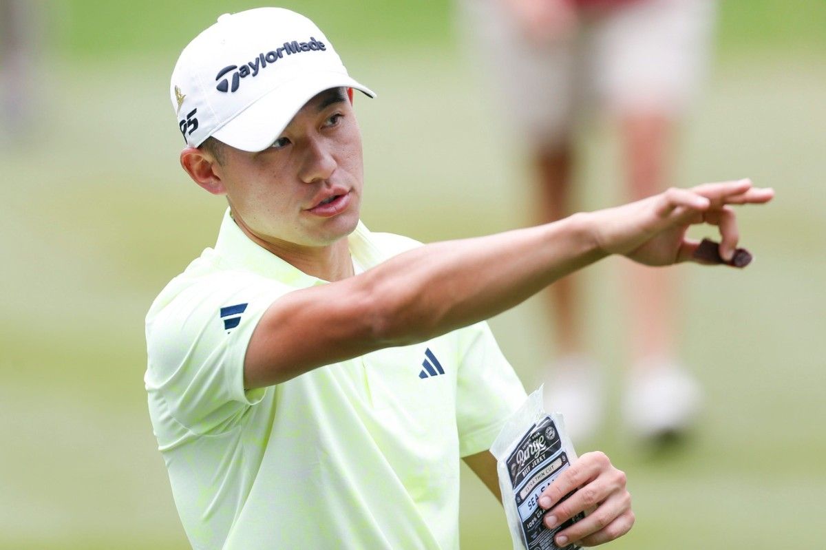 Collin Morikawa Shoots Career-Best 61 in First Round of Tour ...