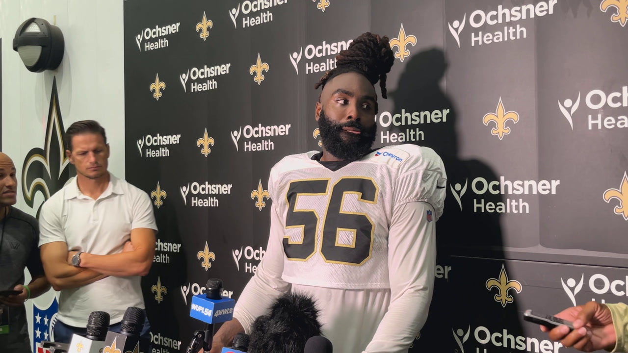 Demario Davis Interview - Saints Training Camp, Day 20 - Sports ...