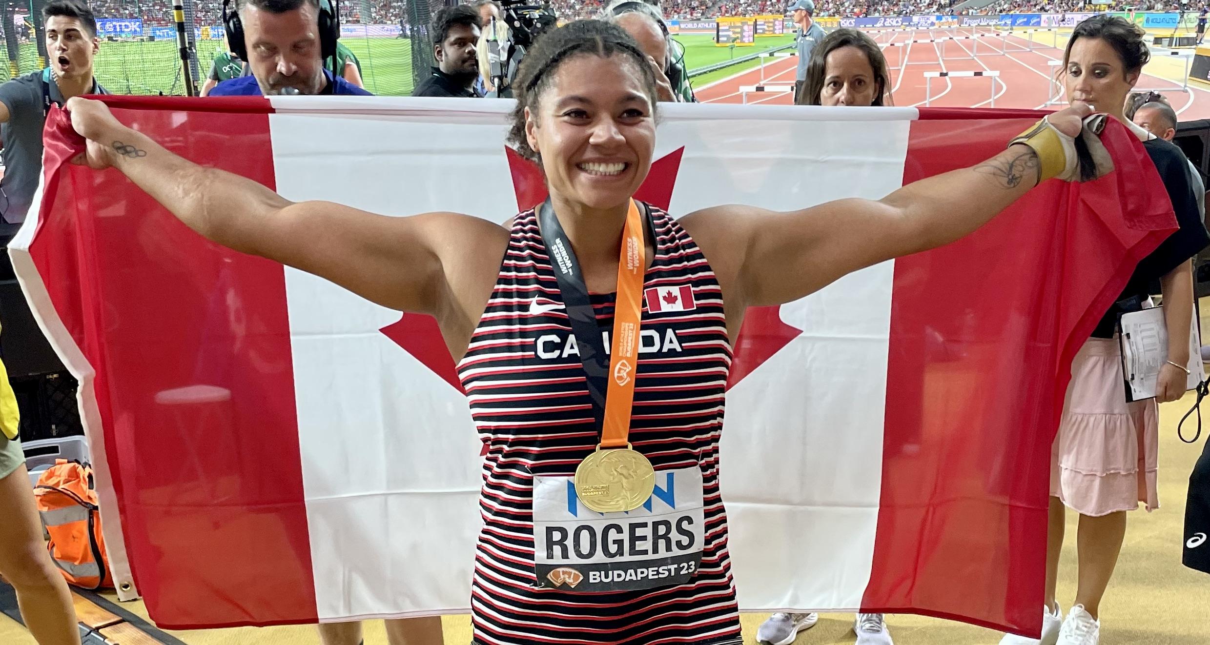 Cal Alum Camryn Rogers Dominates to Win Gold in the Hammer at the ...