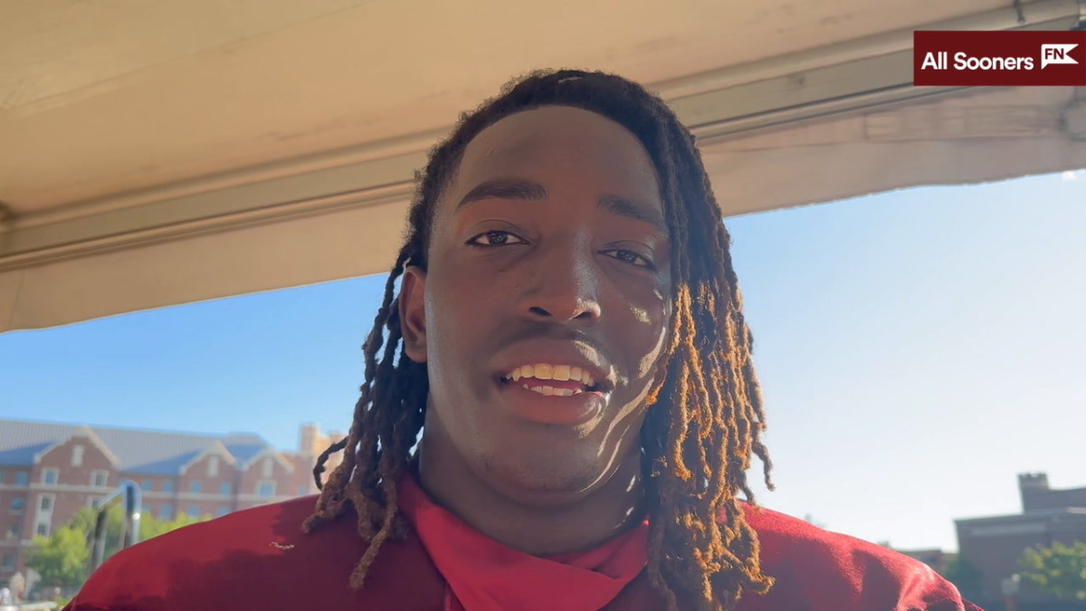 WATCH: Oklahoma OT Tyler Guyton Interview - Sports Illustrated Oklahoma ...