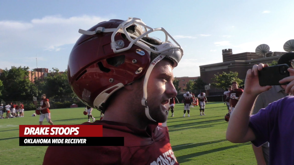 WATCH: Oklahoma Wide Receiver Drake Stoops Interview - Sports ...