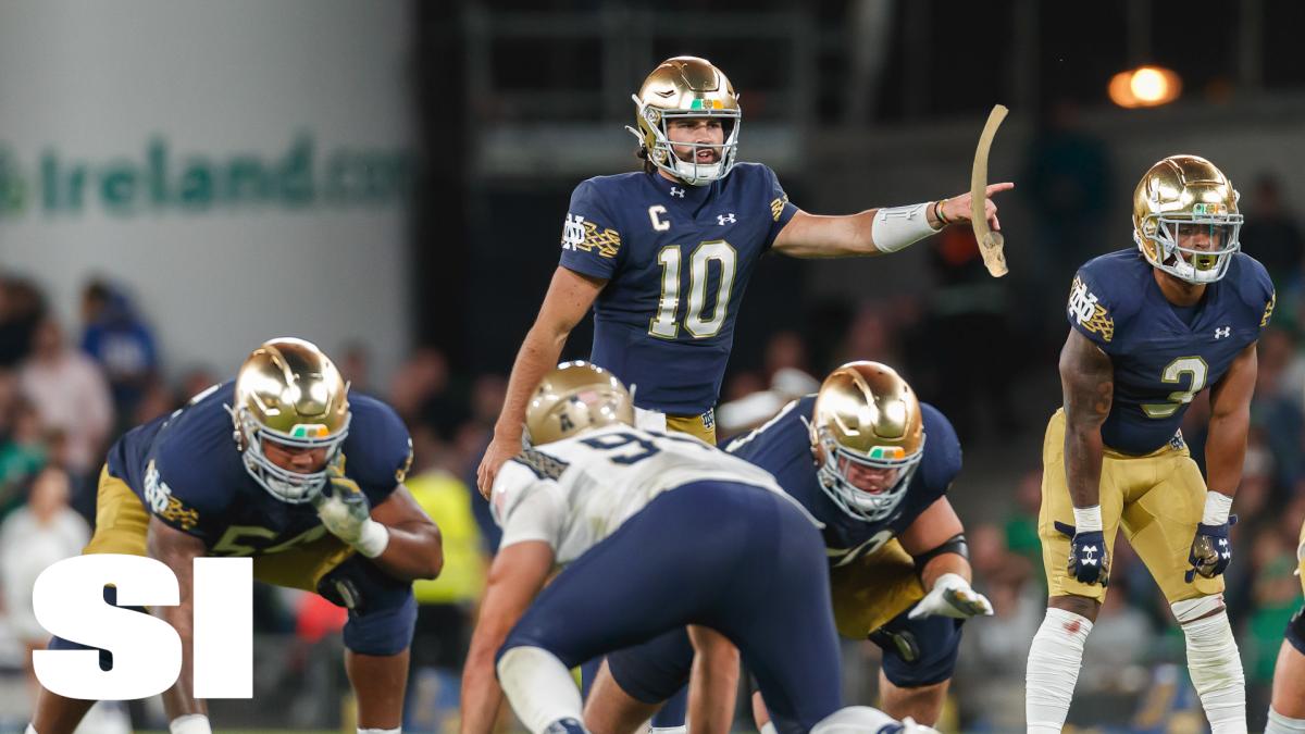 Notre Dame QB Sam Hartman Wears Necklace Made of Surgically Removed Rib ...